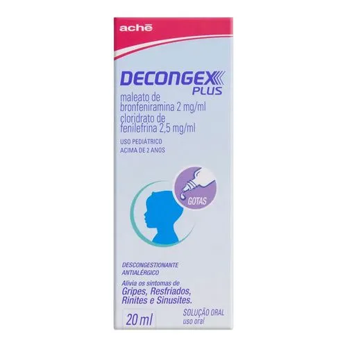 Decongex Plus Aché Gotas - 20ml em Brasília DF